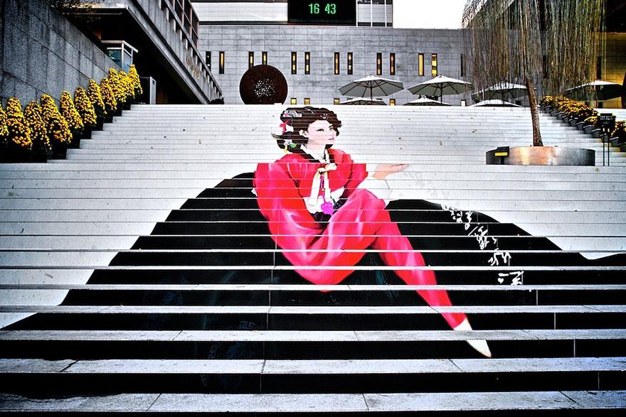 20 De Las Escaleras Pintadas Mas Creativas Y Hermosas Que Hayas Visto