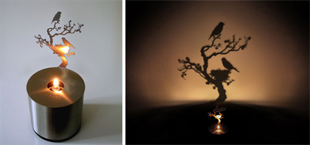 Diferentes diseños de velas muy creativos y originales