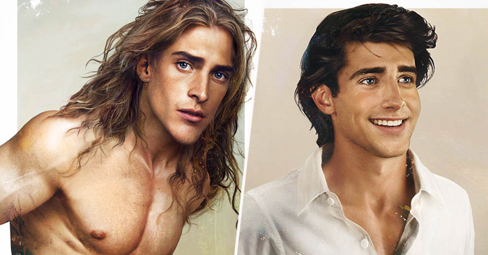 18 príncipes y personajes de Disney con y sin barba