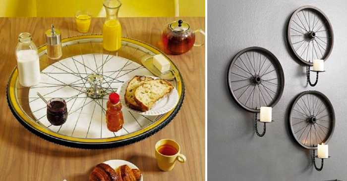 20 maneras de cómo reciclar las ruedas de tu bicicleta