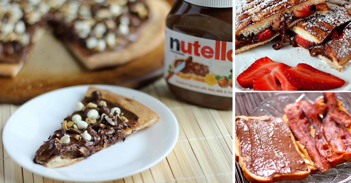 15 Recetas para preparar postres con crema Nutella