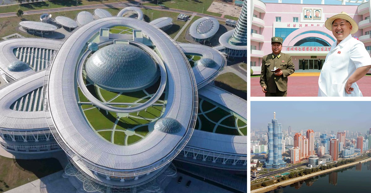 Conoce los edificios gigantescos y raros de Corea del Norte