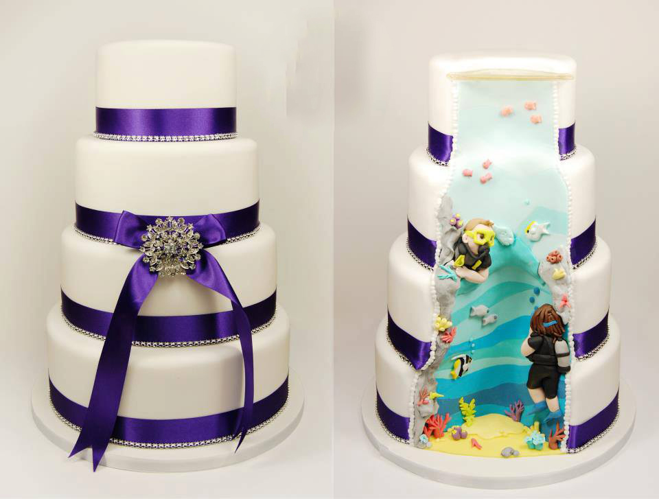 18 Pasteles de boda con los que tanto él como ella amarán
