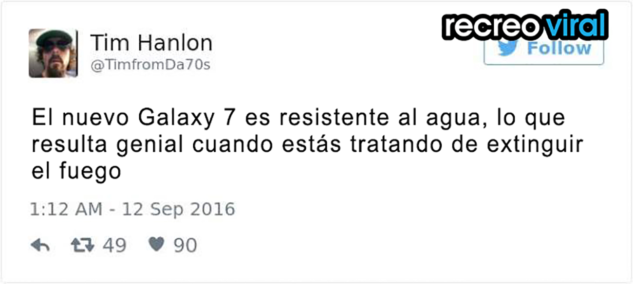 Samsung Galaxy Note 7 provoca explosión Internet lo trollea