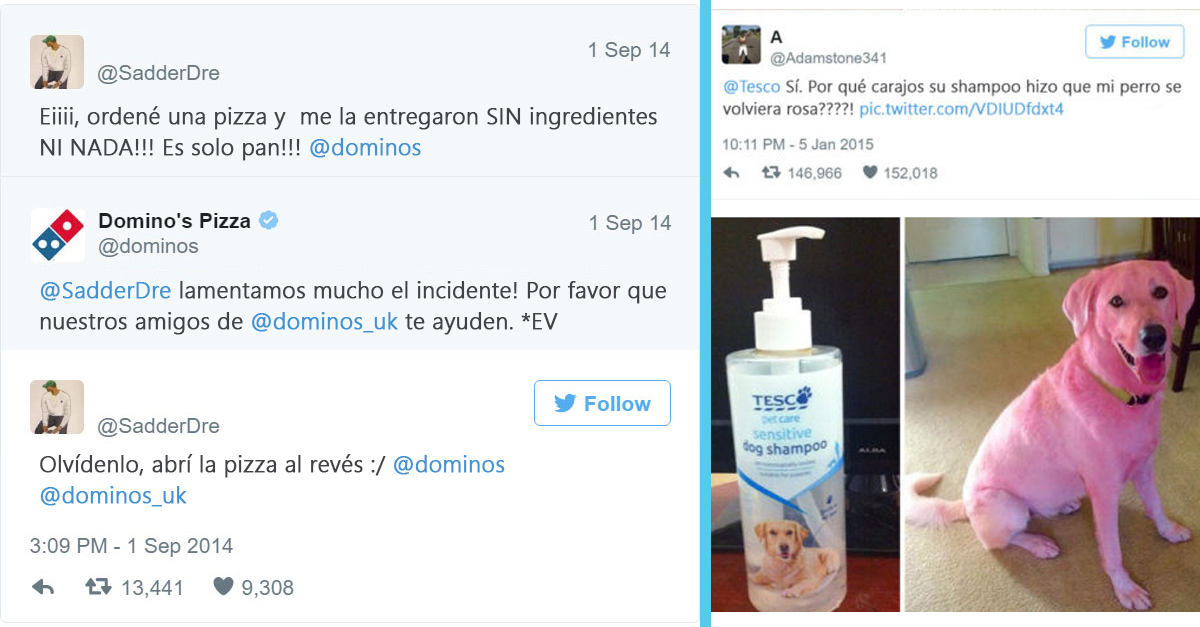 Veces en las que los clientes se quejaron de la mejor manera