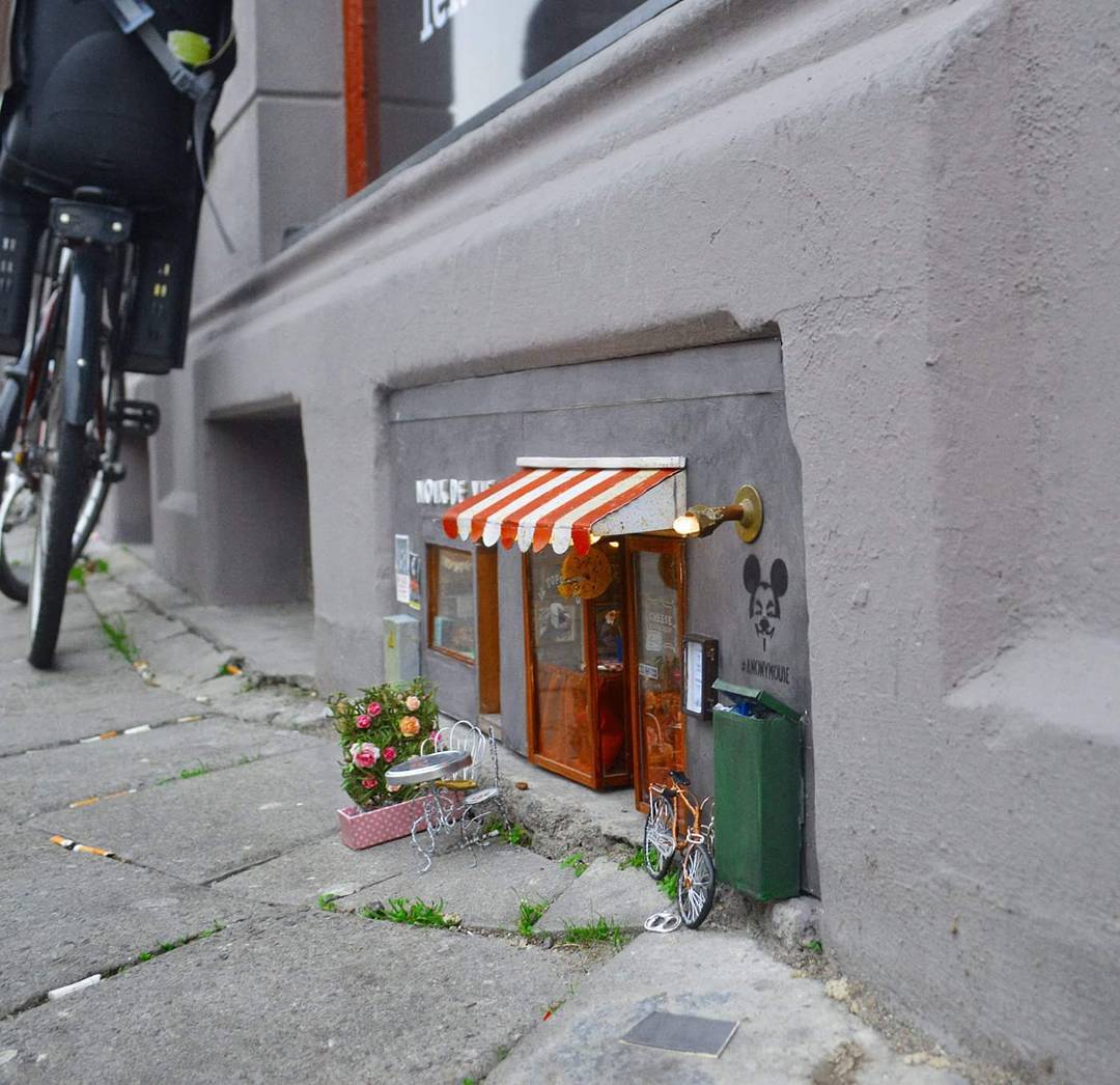 Increíbles tiendas miniatura para ratones creadas en Suecia