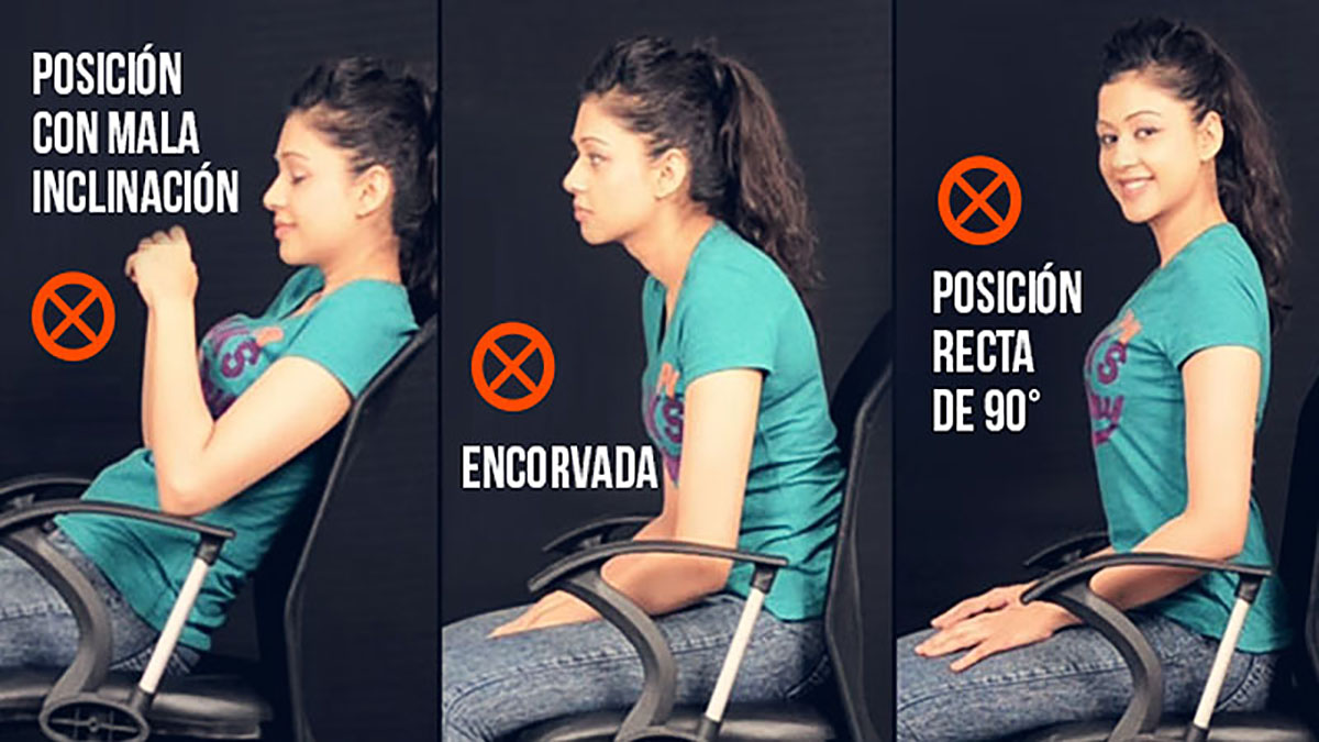 Te has sentado mal toda la vida, esta es la forma correcta