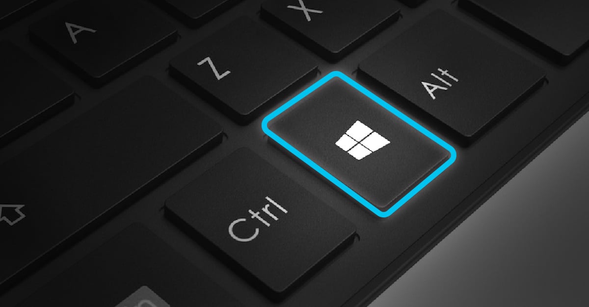 Para qué existe el botón Windows en el teclado
