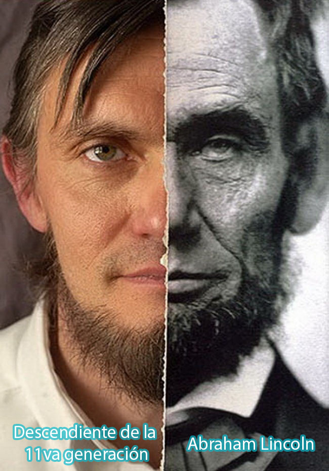 21 Fotos tomadas exactamente igual pero en años diferentes