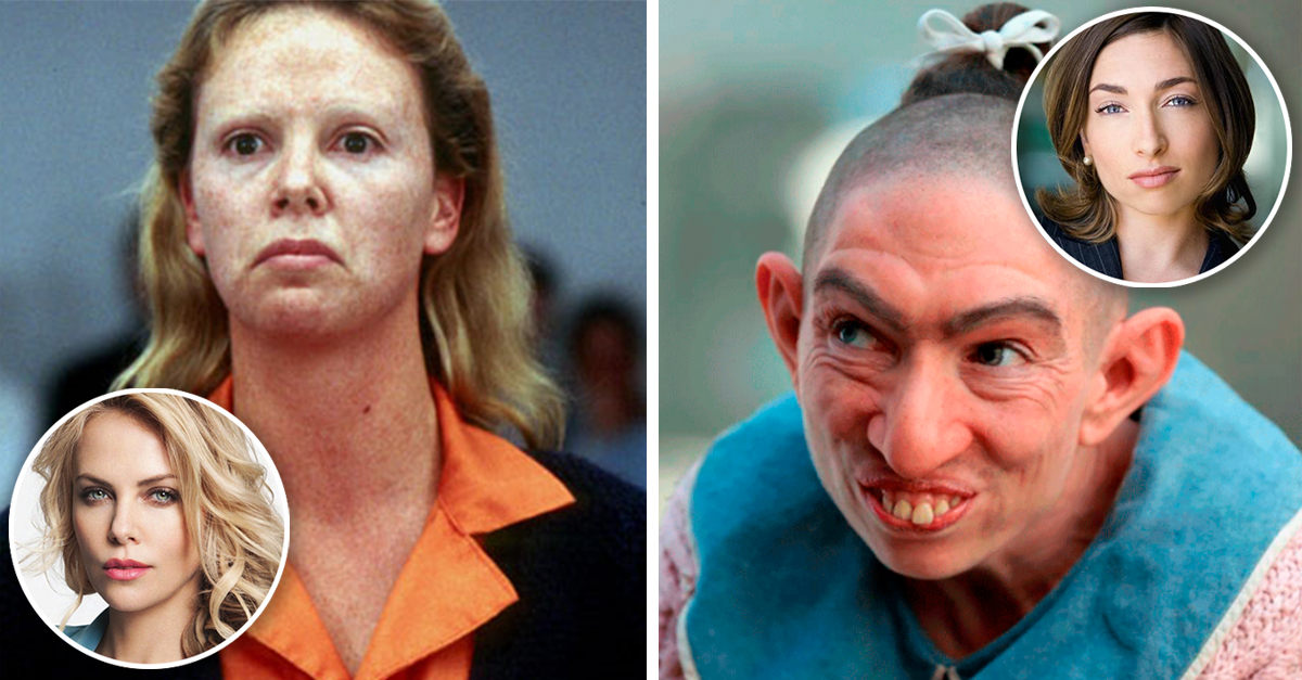 Bellas actrices que tuvieron que interpretar personajes feos