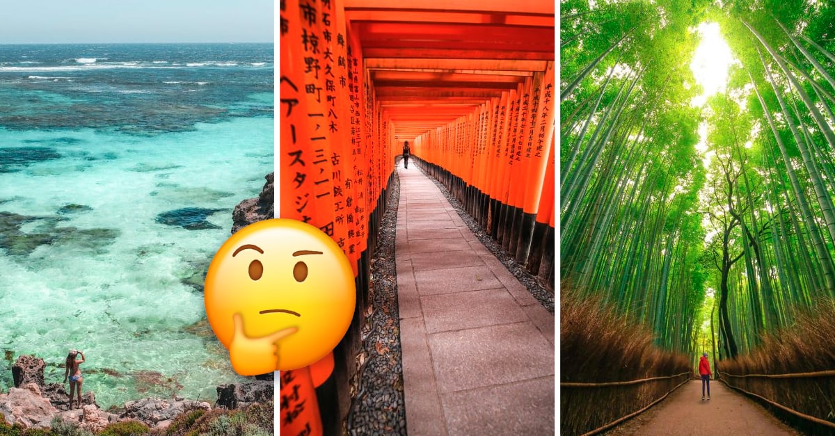Viajan, toman increíbles fotos y esconden EMOJIS en ellas