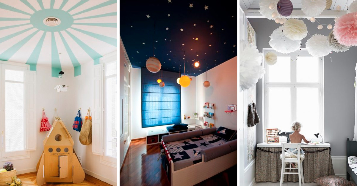13 Ideas para darle a tu techo un toque decorativo original