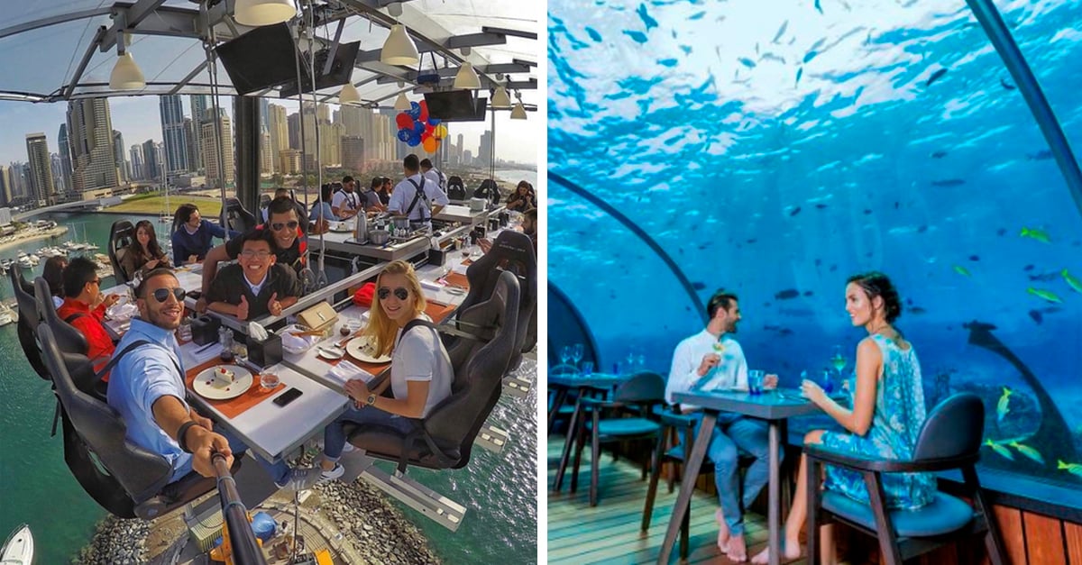 15 Restaurantes tan extravagantes que te quitarán el hambre