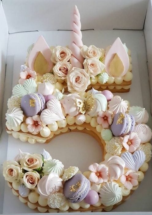 15 Pasteles en forma de número perfectos para tu cumpleaños