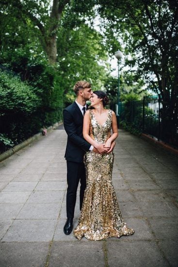 19 Vestidos De Novia Dorados Que Serán Tu Perdición Este 2019