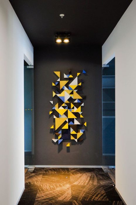 20 Maneras de decorar las paredes de tu casa con geometría